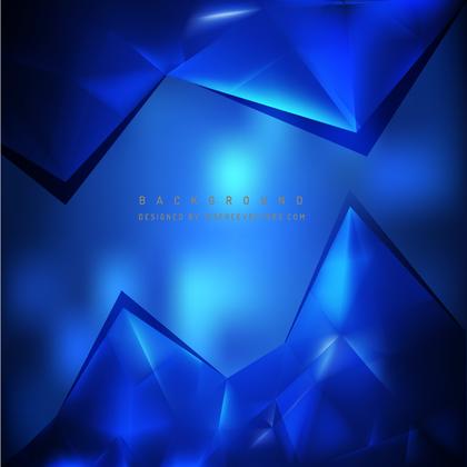 Abstract Navy Blue Geometric Triangle Background Template