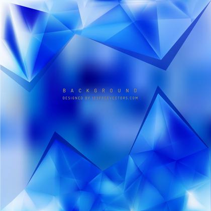 Abstract Cobalt Blue Triangle Polygonal Background