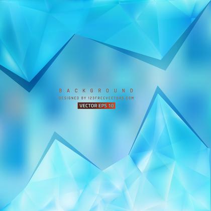 Blue Triangular Background Template
