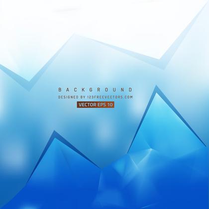 Abstract Blue Geometric Triangle Background