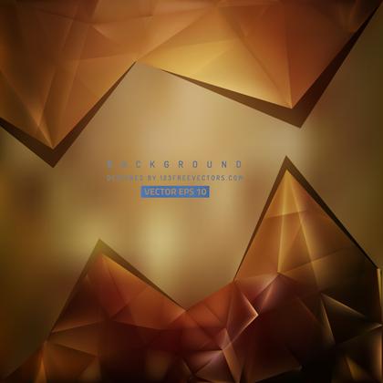 Brown Polygonal Triangular Background