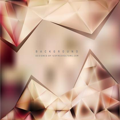 Brown Polygonal Triangular Background Template