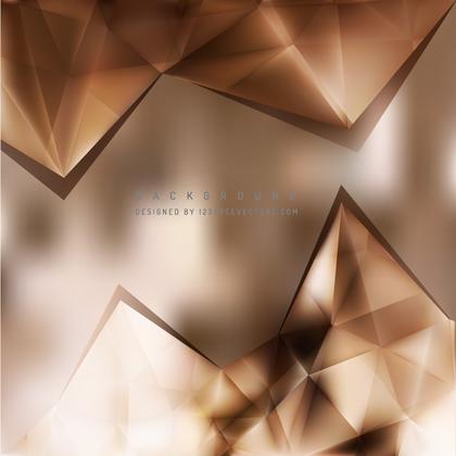 Abstract Brown Geometric Triangle Background Template