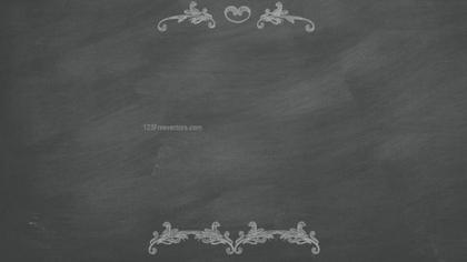 Decorative Chalkboard Frame Background