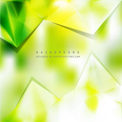 Abstract Yellow Green Polygonal Triangular Background Design