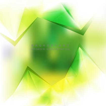 Yellow Green Triangular Background Design