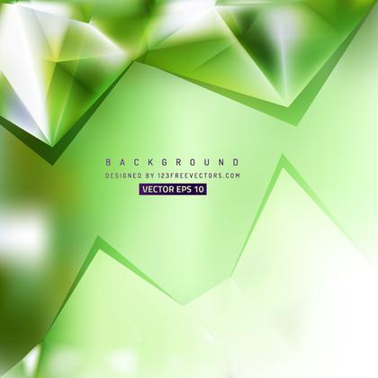 Green Geometric Triangle Background