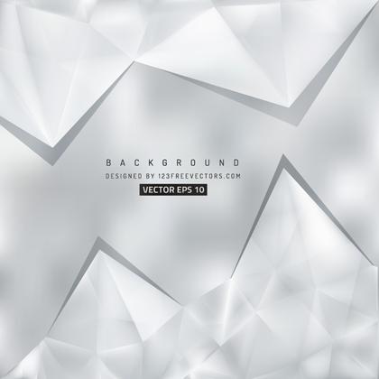 Light Gray Polygonal Triangular Background