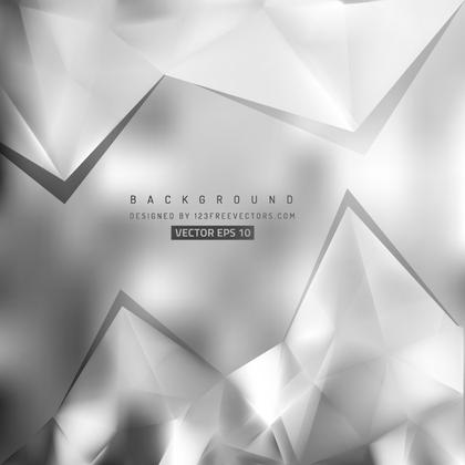 Gray Geometric Triangle Background Template