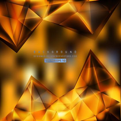 Dark Orange Geometric Triangle Background