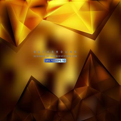 Abstract Dark Orange Geometric Triangle Background Template