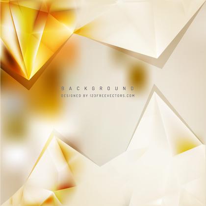 Abstract Orange Geometric Triangle Background Template