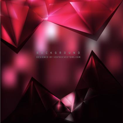 Black Pink Triangle Polygonal Background