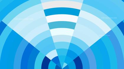 Abstract Blue Arc Design