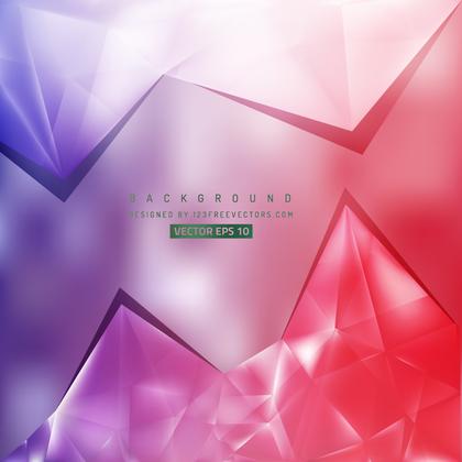 Purple Red Geometric Triangle Background Template