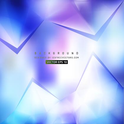 Abstract Blue Purple Geometric Triangle Background Design