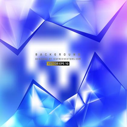 Blue Purple Triangle Polygonal Background Design