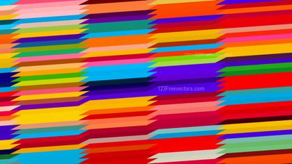 Abstract Colorful Horizontal Lines and Stripes Background