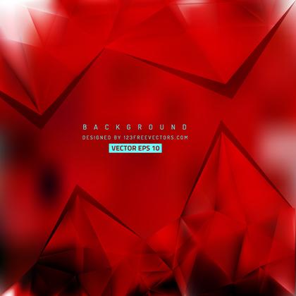 Abstract Red Geometric Triangle Background