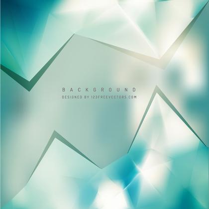Abstract Turquoise Triangle Polygonal Background Design