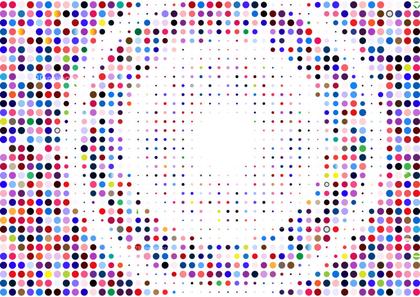 Abstract Dot Pattern Background