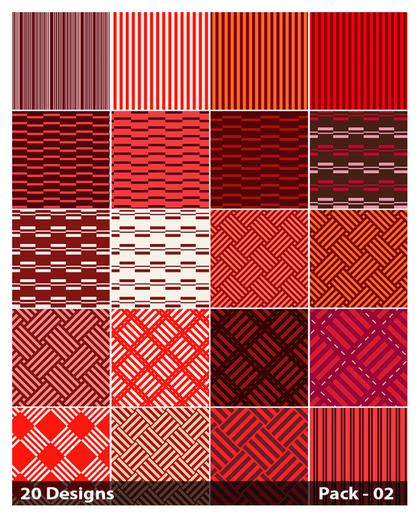 Free Download Red Geometric Pattern Designs