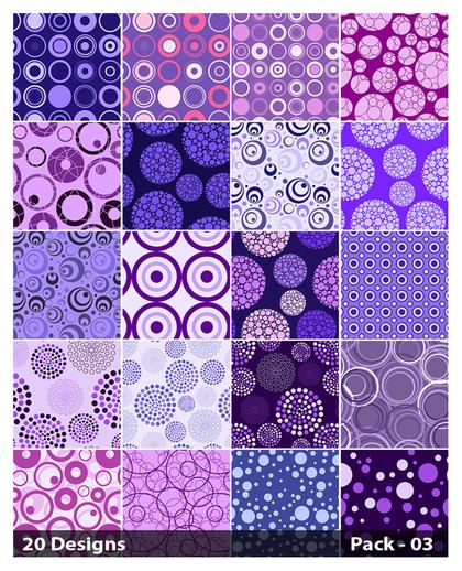 Free Download Purple Circle Pattern Pack