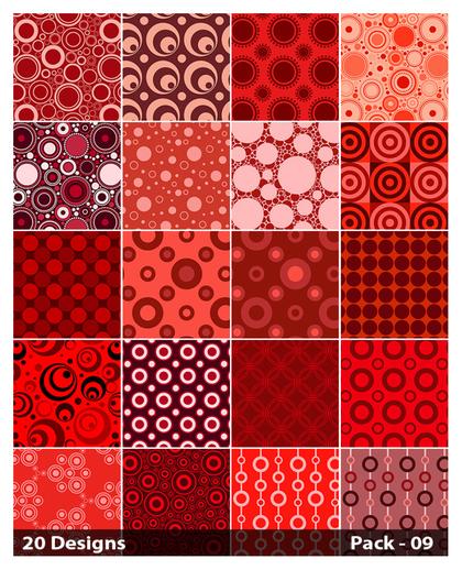 Free Download Red and Brown Circle Pattern Designs