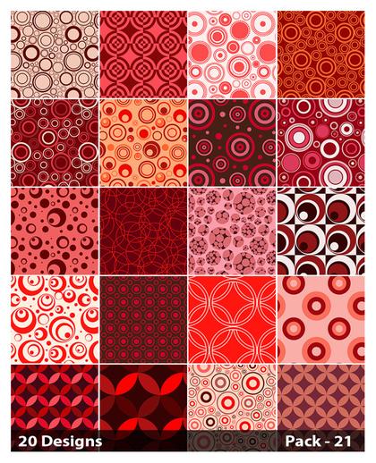 Free Download Red and Brown Geometric Pattern Designs