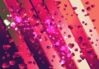 Free Download Pink Love Background Graphic
