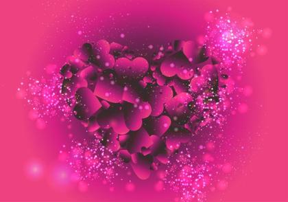 Free Download Pink Love Background Graphic