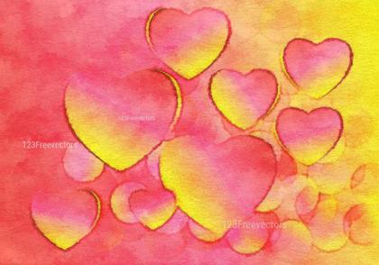 Free Download Gradient Heart Background