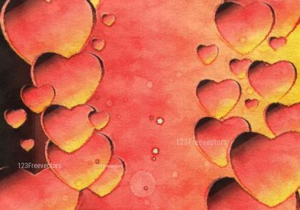 Free Download Gradient Heart Background