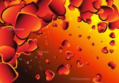 Free Download Heart-Shaped Gradient Background