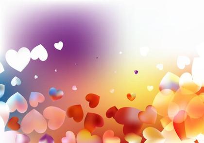 Free Download Heart-Shaped Gradient Background