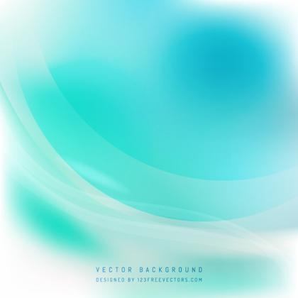 Abstract Light Turquoise Wave Background