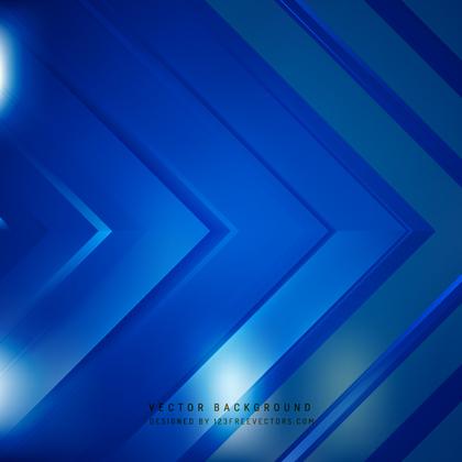 Blue Arrow Background Design