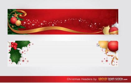 Free Christmas Banner Backgrounds