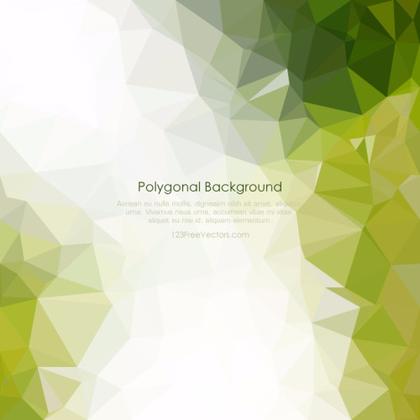 Dark Green Abstract Polygonal Triangular Background Clip Art