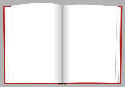 Blank Open Book Template