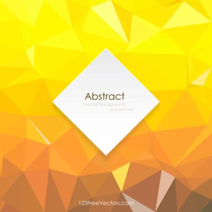 Light Golden Brown Abstract Polygonal Triangular Background