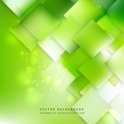 Abstract Green Square Background Pattern