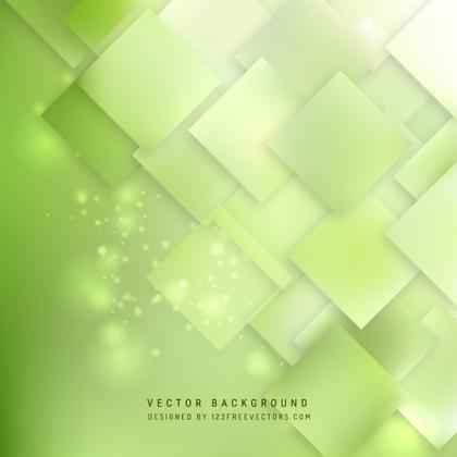 Abstract Green Square Background Template