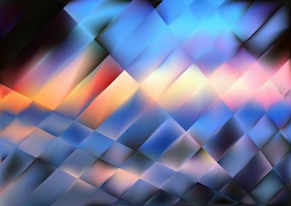 Free Download Abstract Blue and Orange Diamond Pattern
