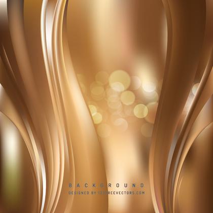 Brown Wave Design Background