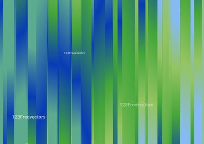 Blue and Green Gradient Vertical Striped Background Illustration