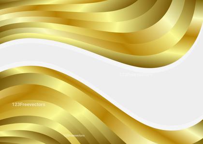 Abstract Golden Wave Design