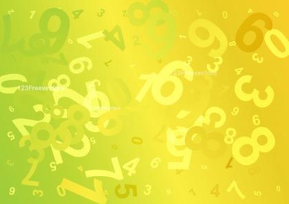 2 Green And Yellow Numbers Background | Free Vectors, Photos, Artwork ...