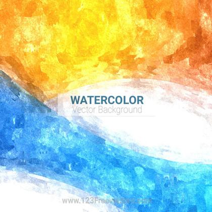 Free Watercolor Texture Vector Pack