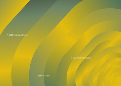 Abstract Yellow Gradient Curve Background
